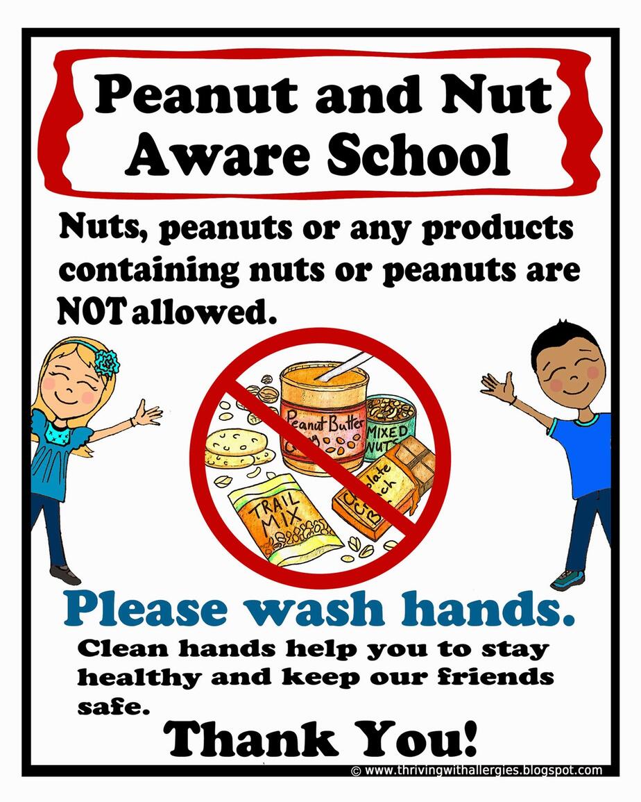 Nut Free - Severe Allergies | Auguston Traditional Elementary